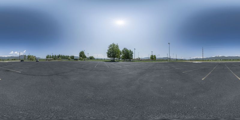 Rural Utah: A Snow Covered Road Leading to the Mountains HDRi Maps and ...