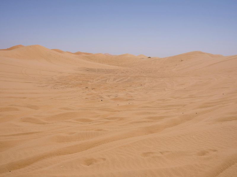 Sahara Desert Dune Landscape under Clear Sky in Morocco HDRi Maps and ...