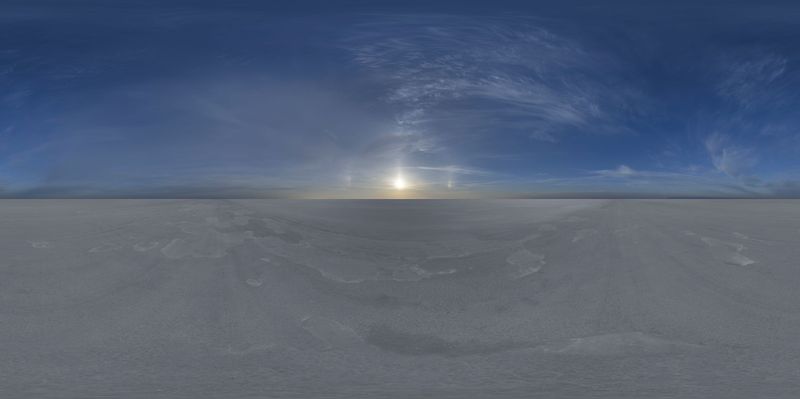 Salt Flat Desert: Endless Open Space Under the Sun HDRi Maps and Backplates