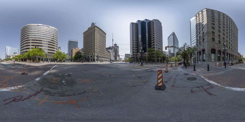 Salt Lake City's Business District: Captivating Architecture HDRi Maps ...