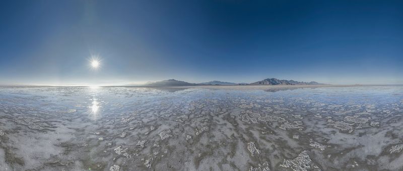 Salt Lake City Landscape in Utah on a Sunny Day HDRi Maps and Backplates