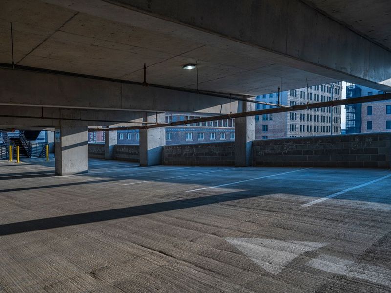 Salt Lake City Parking Deck: Urban Design HDRi Maps and Backplates