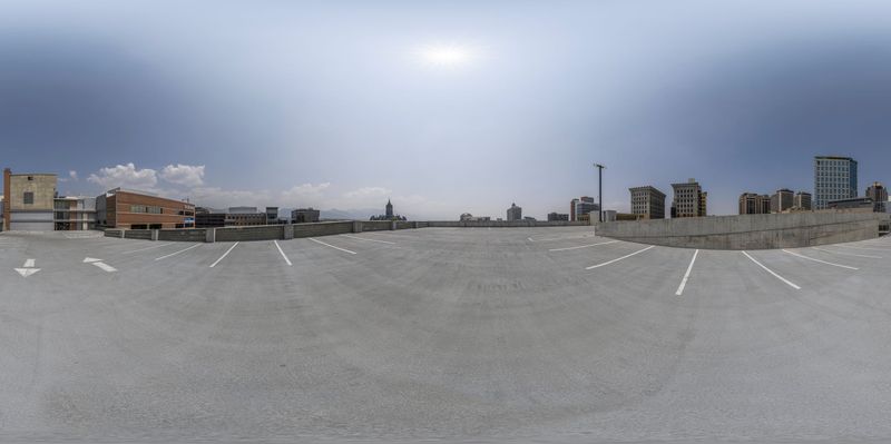 Salt Lake City Parking Deck in Utah HDRi Maps and Backplates