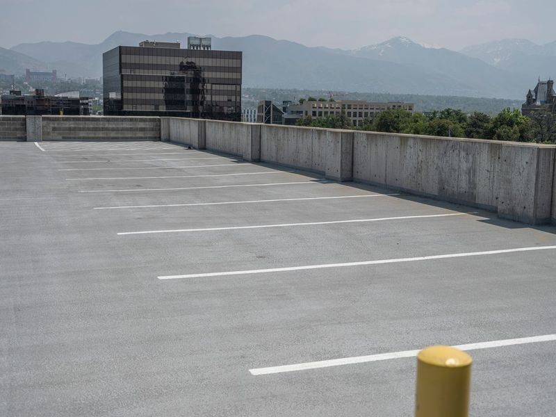 Salt Lake City Parking Garage: A View from the Concrete Street HDRi ...