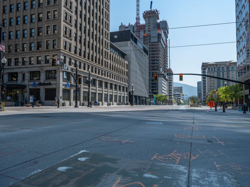 Salt Lake City Urban Design: Clear Skies and Modern Architecture HDRi ...