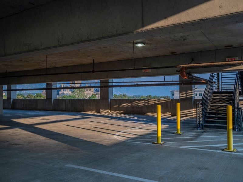 Salt Lake City Urban Parking Lot