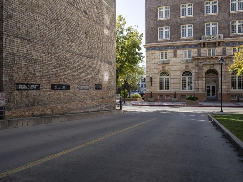 Salt Lake City Utah Brick Architecture HDRi Maps and Backplates