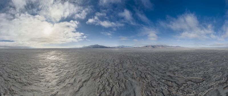Salt Lake City, Utah Landscape: Salt Plains and Open Spaces HDRi Maps ...