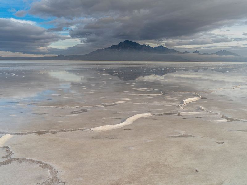 Salt Lake Landscape in Utah, USA HDRi Maps and Backplates