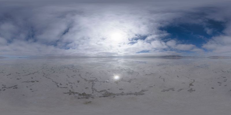 Salt Lake Open Space in Utah, USA HDRi Maps and Backplates