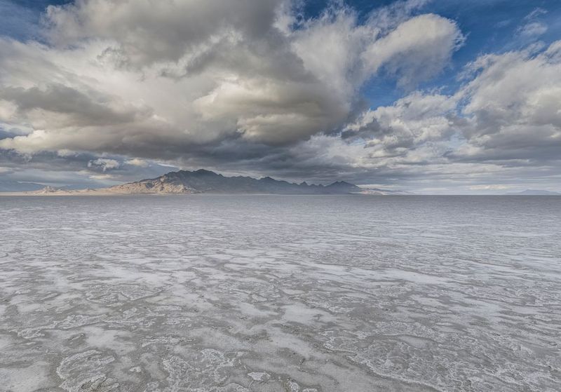 Salt Lake in Utah: Salt Lake City Landscape HDRi Maps and Backplates