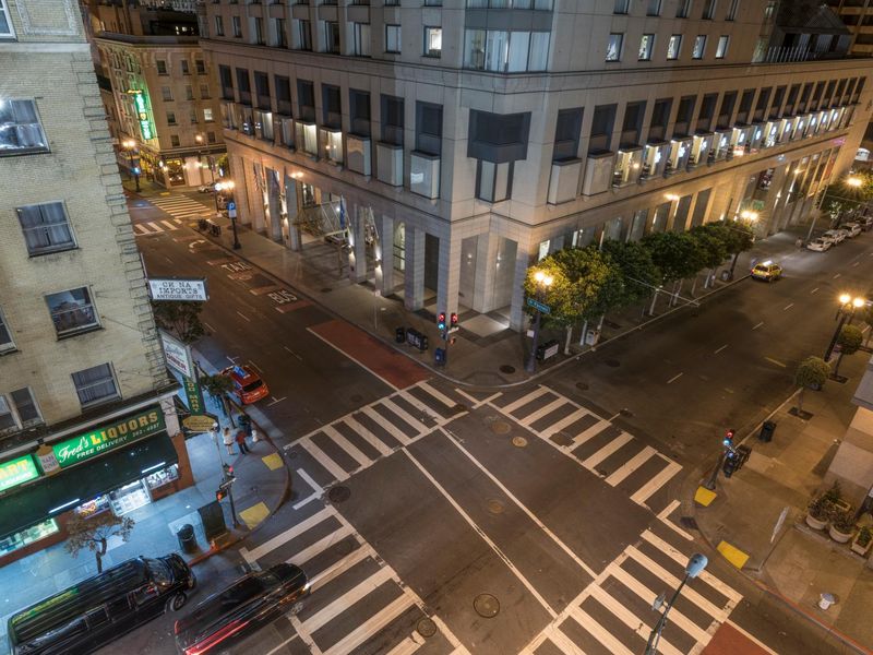 San Francisco Night View of Classic Architecture HDRi Maps and Backplates