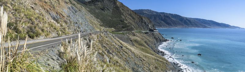 Scenic Drive along California's Coastal Cliff and Ocean HDRi Maps and ...