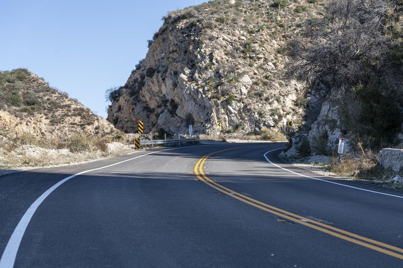 Scenic Drive with California Mountain Views HDRi Maps and Backplates
