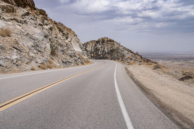 Scenic Drive through Mountains in Borrego Springs, California HDRi Maps ...