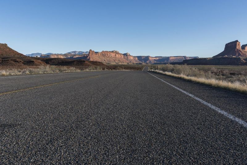 Scenic Drive through Utah Mountain Landforms HDRi Maps and Backplates