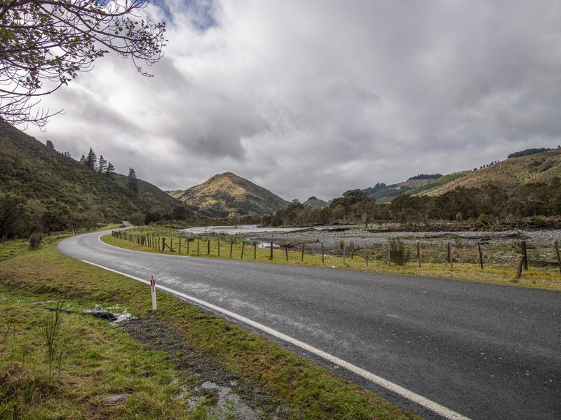 Scenic Highway Curves Through Remote Mountainous Area HDRi Maps and ...