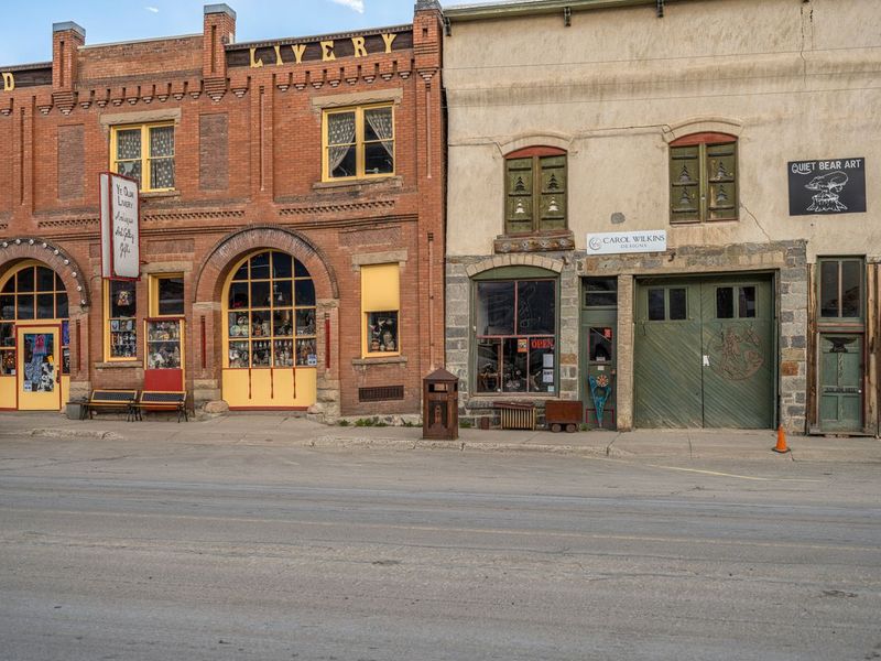 Scenic Road in Silverton, Colorado: Village Storefronts HDRi Maps and ...
