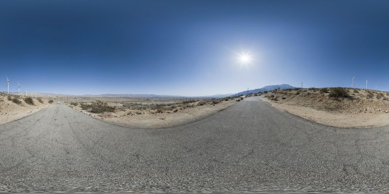 Scenic Road Trip Through the Rural Landscape HDRi Maps and Backplates