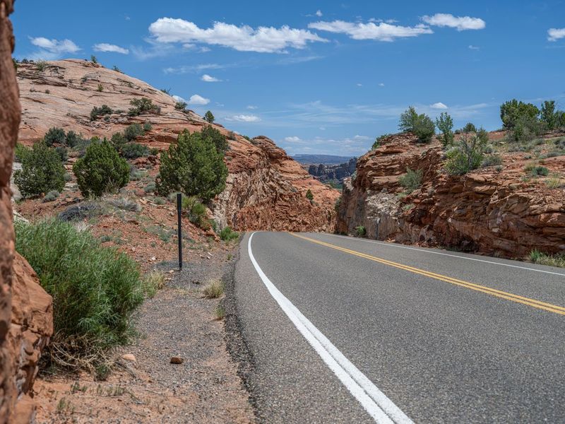 Scenic Road in Utah: Captivating Landscape with Clouds HDRi Maps and ...