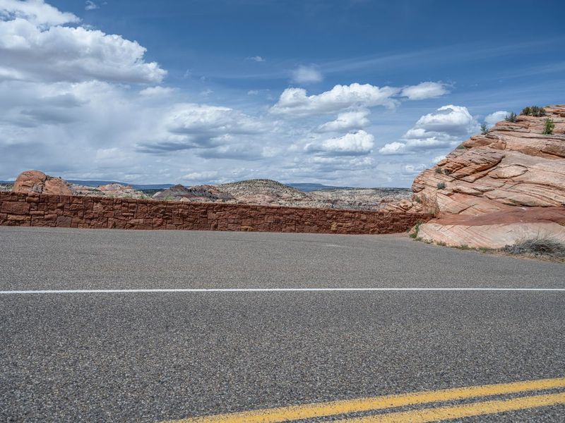 Scenic Road in Utah, USA: Clear Skies and Natural Beauty HDRi Maps and ...