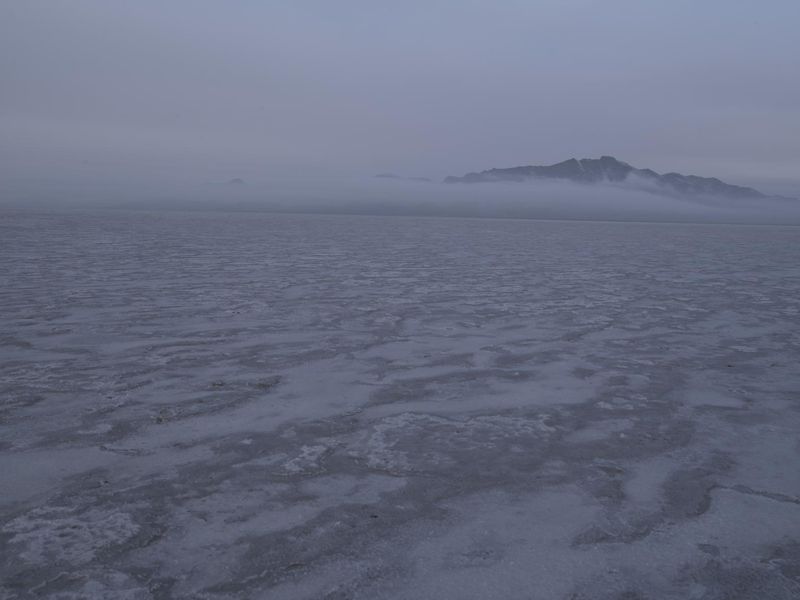 Serene View of Utah with Rolling Fog and Ocean HDRi Maps and Backplates