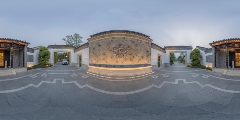 Shanghai's Historic Hinterhof: Courtyard Designs and Fountain HDRi Maps ...