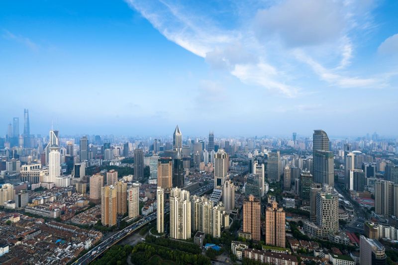 Shanghai Metropolitan: A Highrise View HDRi Maps and Backplates