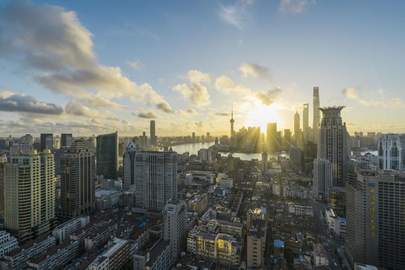 Shanghai Skyline at Dawn - A Breathtaking View in Asia - HDRi Maps and ...