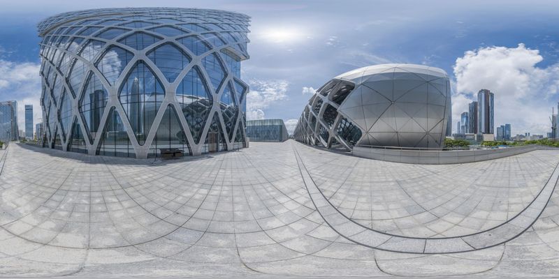 Shenzhen's Futuristic Sphere: A Reflection of Urban Design HDRi Maps ...