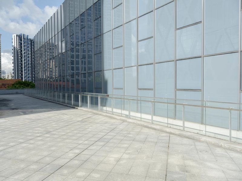 Shenzhen's Modern Architecture with Glass Facade HDRi Maps and Backplates