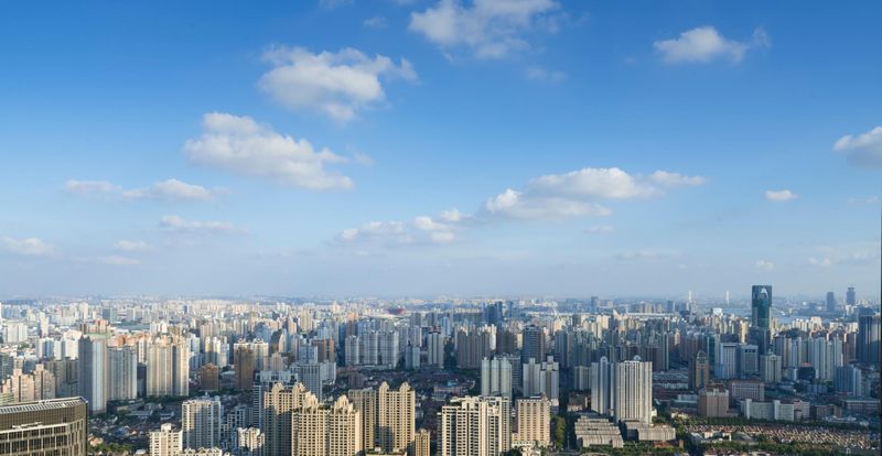 Skyline view of modern architecture in Shanghai, China HDRi Maps and ...
