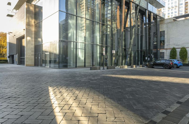 Sleek Architecture with Large Windows in Toronto Business District HDRi ...