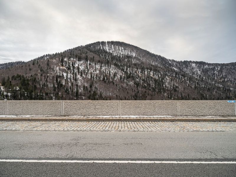Snow Covered Bridge in a Rural Landscape HDRi Maps and Backplates
