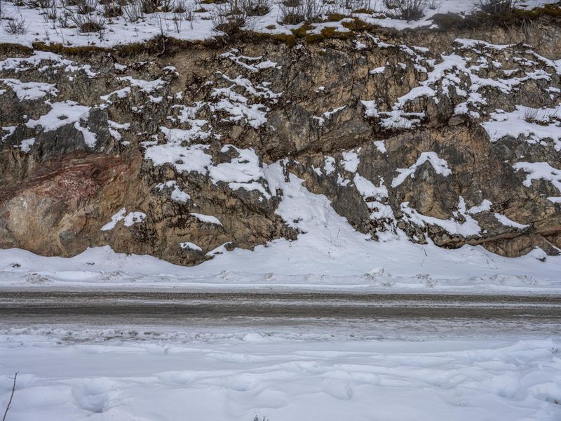 Snow-Covered Mountain Landscape Dawn HDRi Maps and Backplates