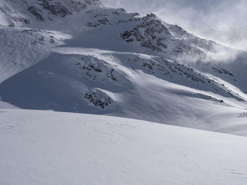 Snowy Alpine Landscape in France HDRi Maps and Backplates