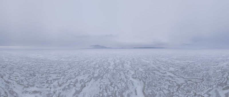Snowy Desert in Utah: Vast Open Spaces HDRi Maps and Backplates