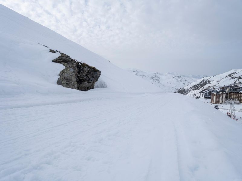 Snowy Winter Landscape in the French Alps HDRi Maps and Backplates