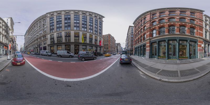 Soho and Manhattan: A Street Panorama of Iconic Architecture HDRi Maps ...