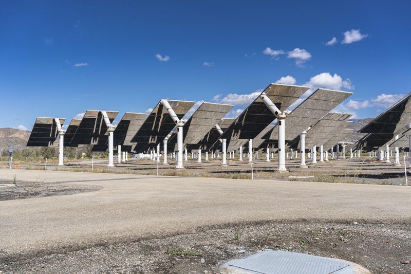 Solar plant in Tabernas, Spain HDRi Maps and Backplates
