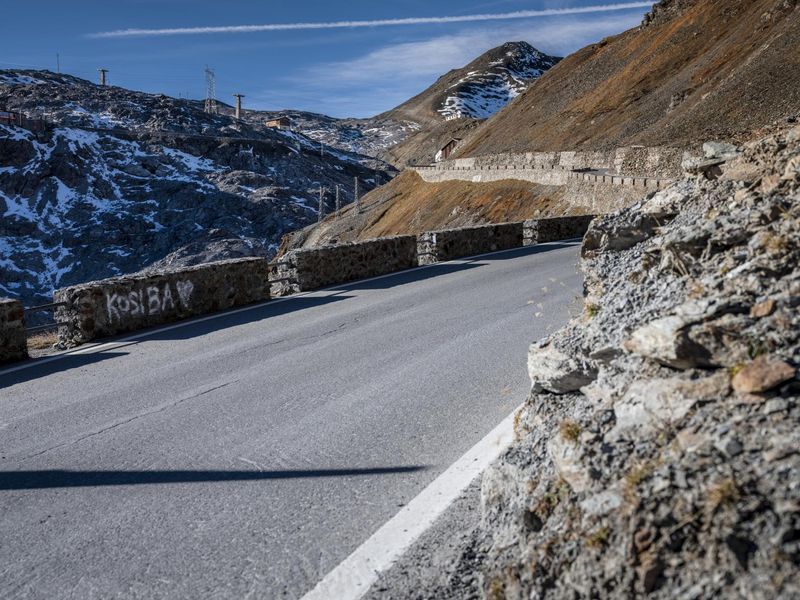 South Tyrol Alps: Winding Road through a Majestic Mountain Landscape ...