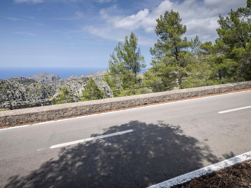 Spain Coastal Mountain Road with Ocean View HDRi Maps and Backplates