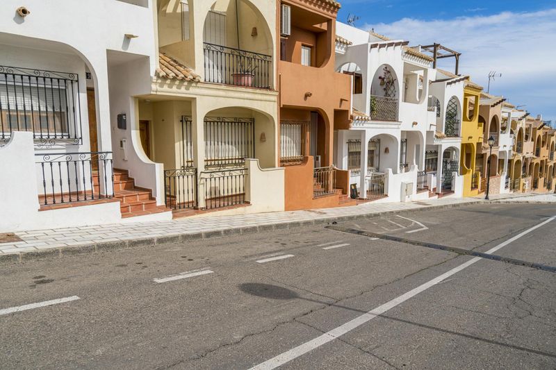 Spain Coastal Road with Architecture Homes HDRi Maps and Backplates