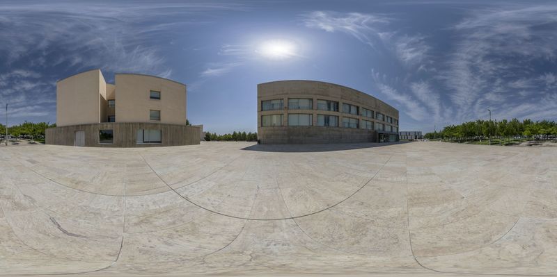 Spain's Modern Architecture Business District HDRi Maps and Backplates