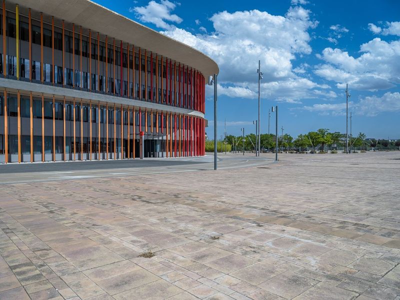 Spain's Modern Architecture: Embracing City Life HDRi Maps and Backplates