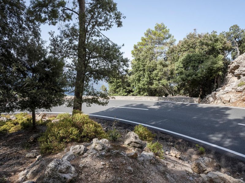 Spanish Landscape: Road, Asphalt, and Grass HDRi Maps and Backplates