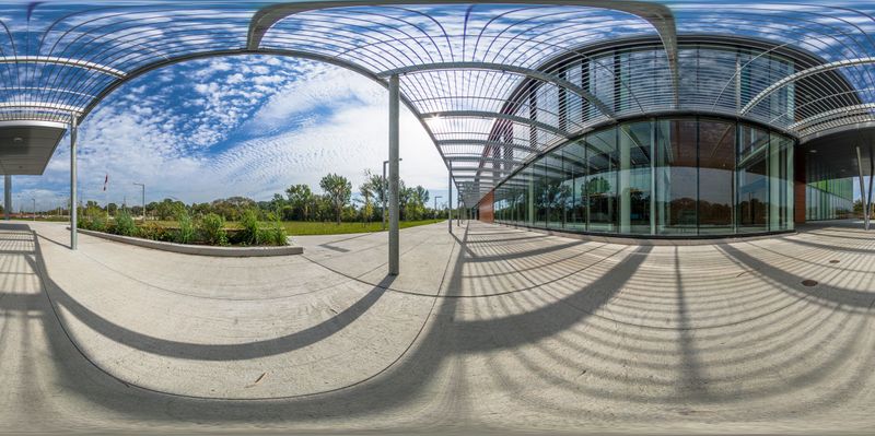 Spherical Dome Architecture in Toronto's Metropolitan Area HDRi Maps ...