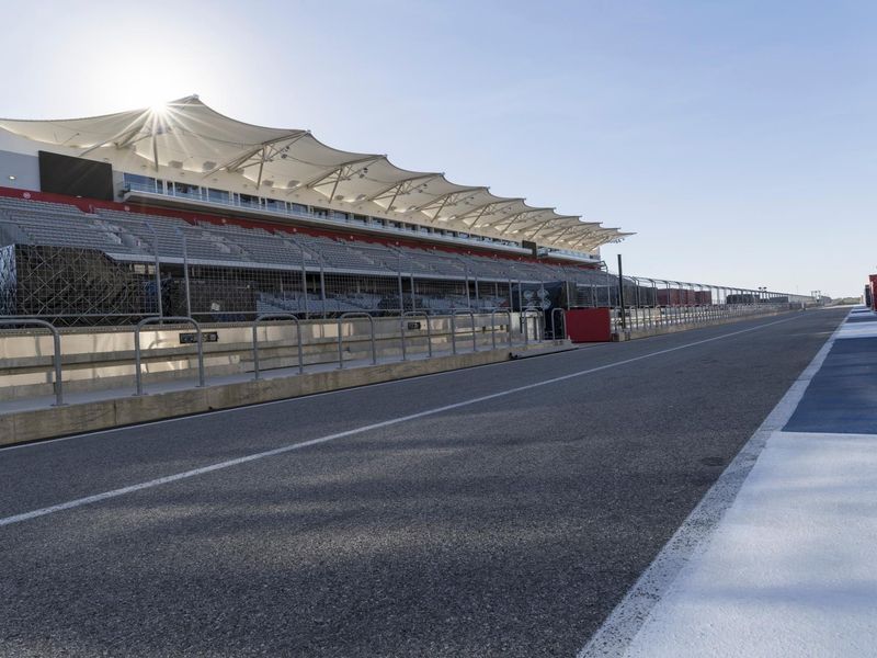 Clear Sky Race Track and Stadium Architecture HDRi Maps and Backplates