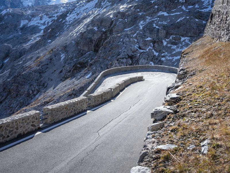 Stelvio Pass in the Alps, Italy: A Majestic Mountain Road HDRi Maps and ...