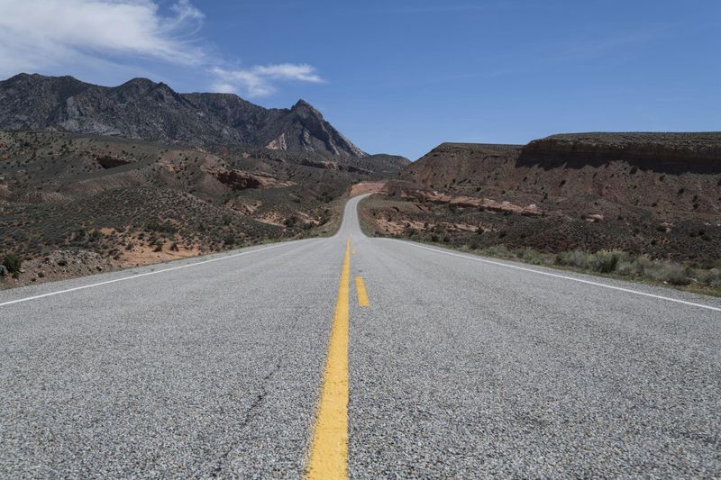 Straight Down the Road in Utah: Spectacular Views Ahead HDRi Maps and ...